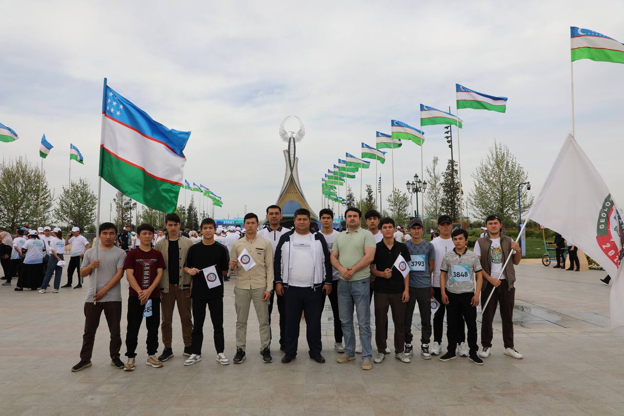 Geologiya fanlari universiteti talabalari “Talaba-yugur” marafonida ...